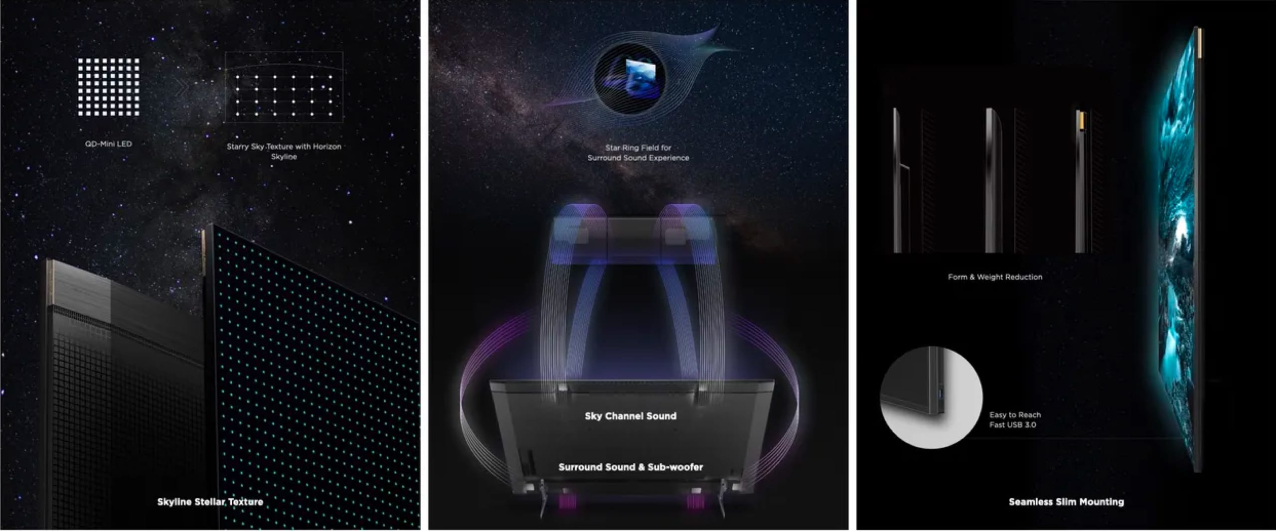 TCL QD-Mini LED TV series (X11G, C12G, X945, QM950G)