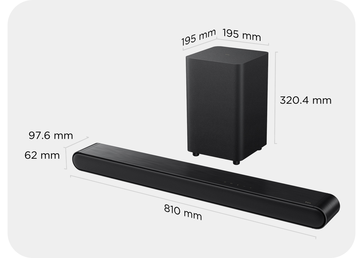 TCL Soundbar S643W | 3.1 Channel Dolby Atmos Soundbar | TCL Global