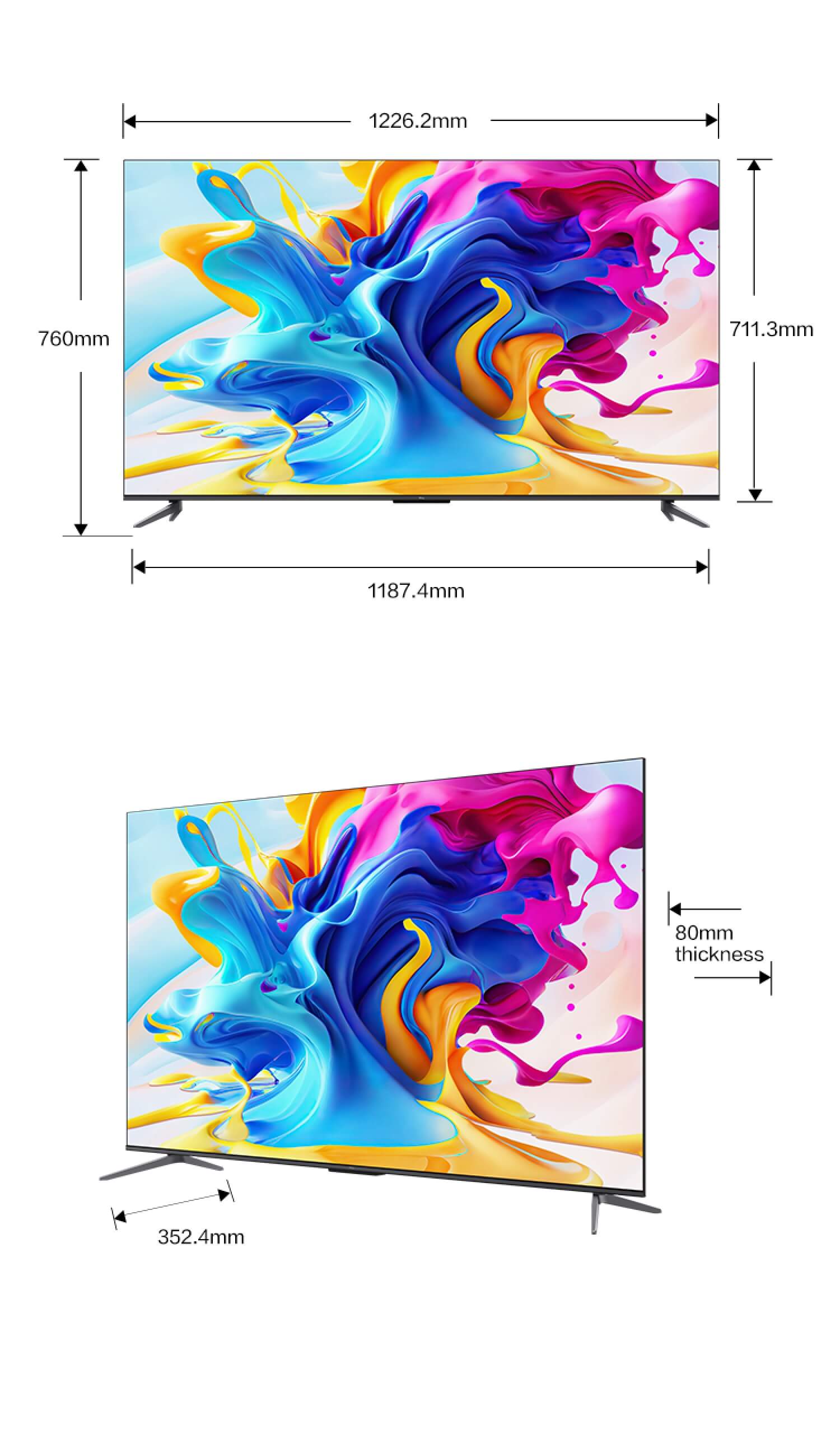 TCL 50″ Inch 50C645 QLED Smart TV - The Tomorrow Technology