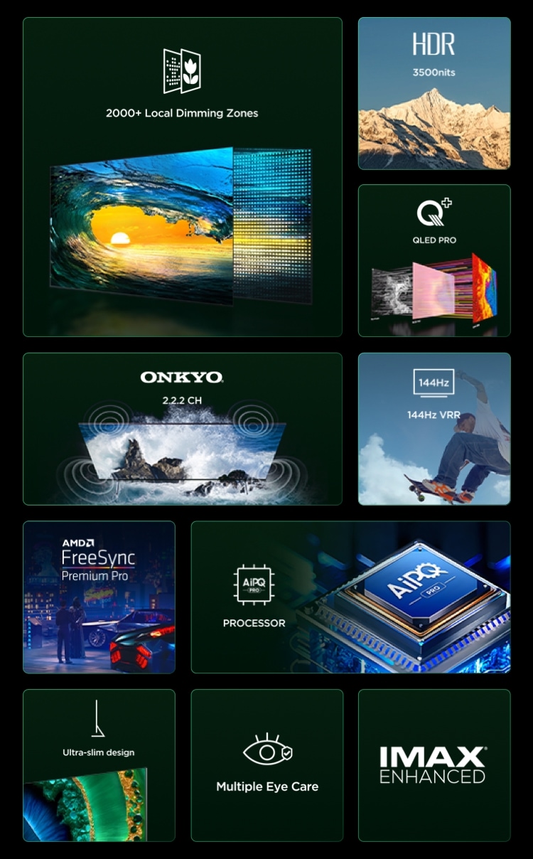 TCL C855 Premium QD-Mini LED 4K TV | TCL Gulf