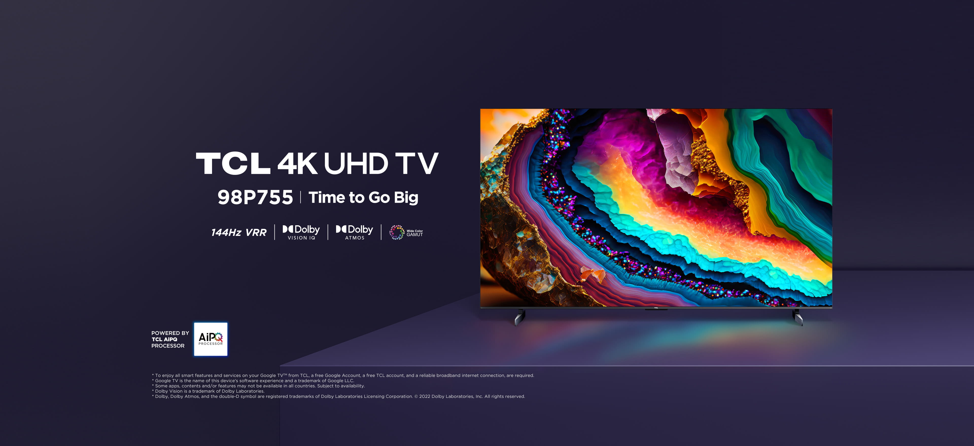 TCL 98P755 98" 4K UHD TV - TCL Korea