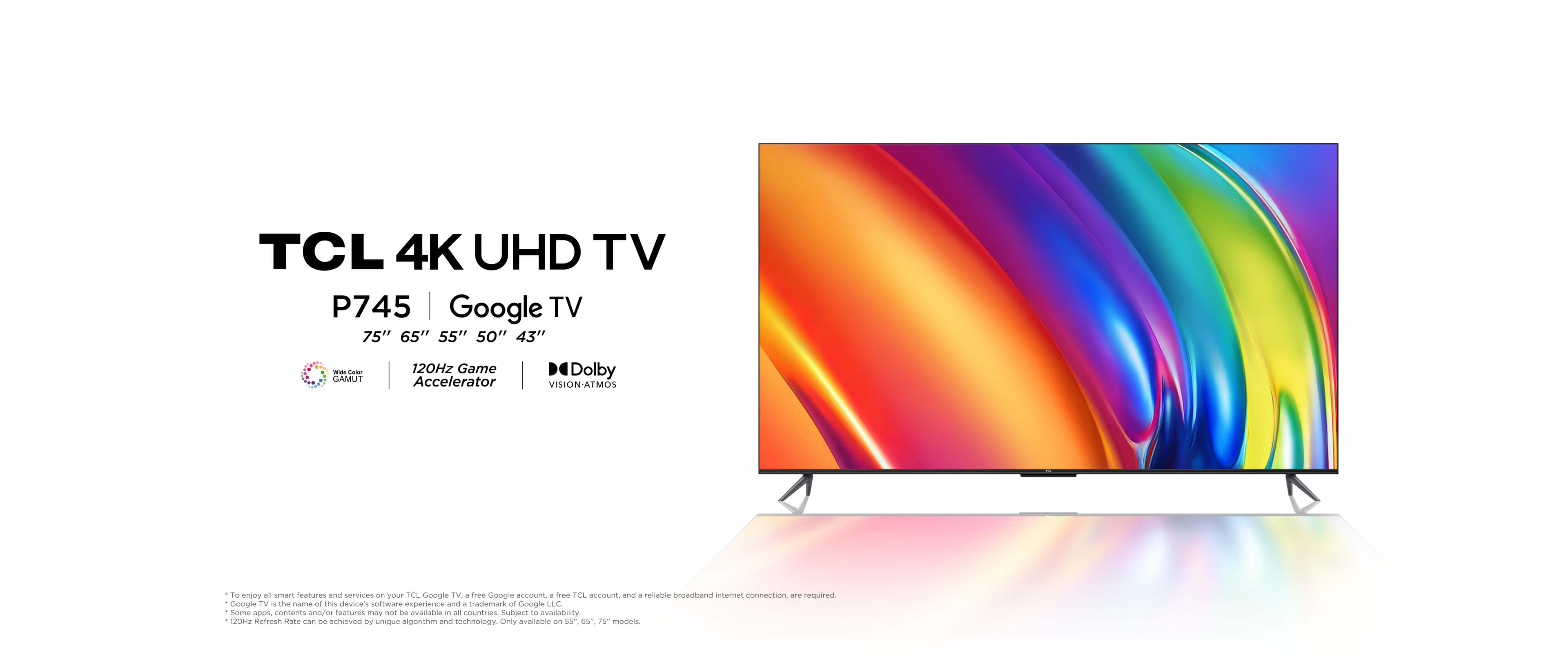 TCL TV P745- 4K UHD TV with Game Master | TCL Thailand