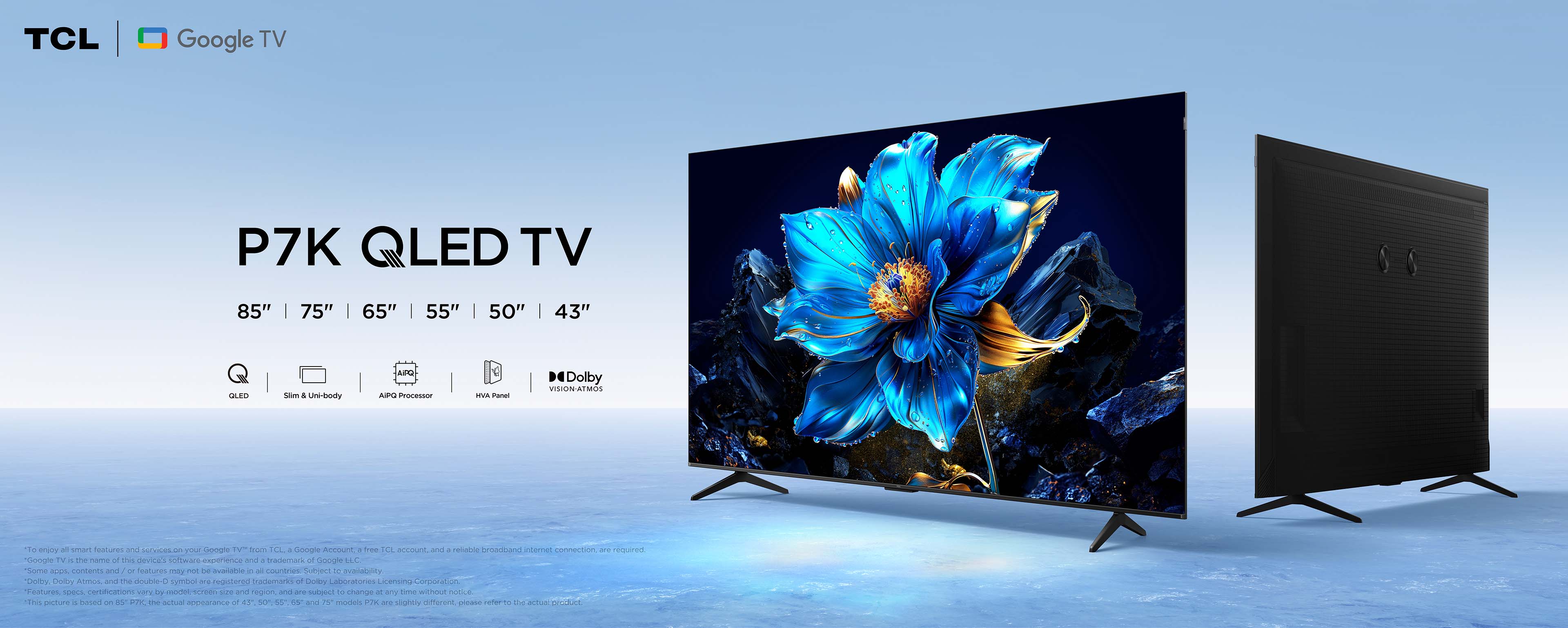 TCL P7K-QLED TV-43 to 85 Inch TV | TCL Global