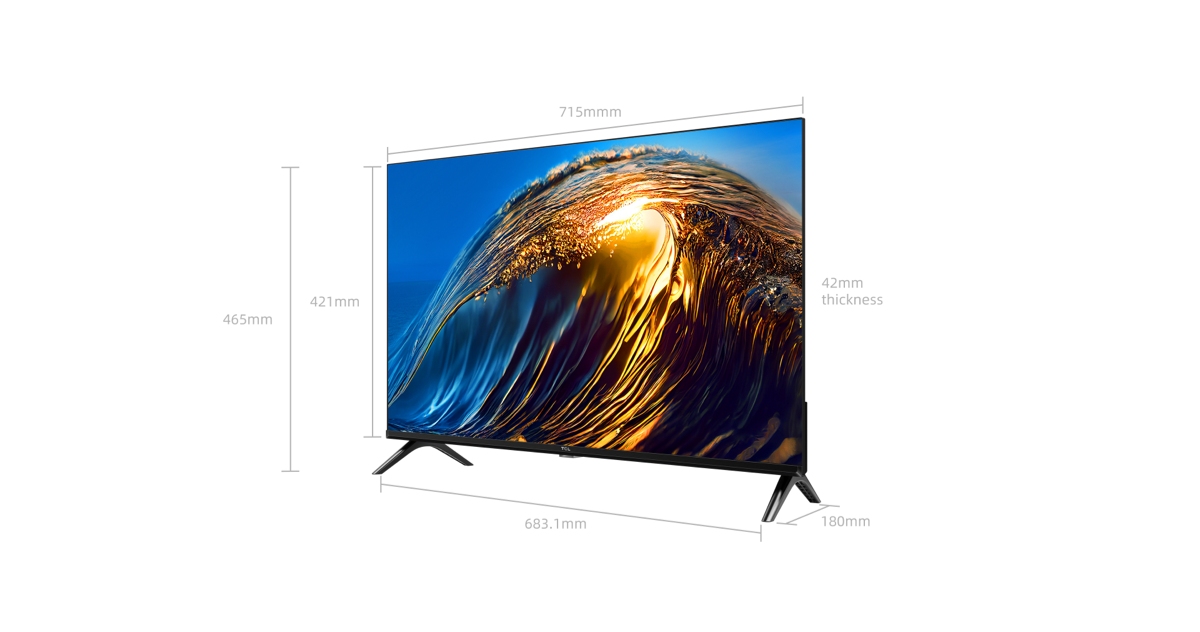 Téléviseur TCL smart 32 pouces Smart Android 4K UHD Ultra HD 32S4500A ...