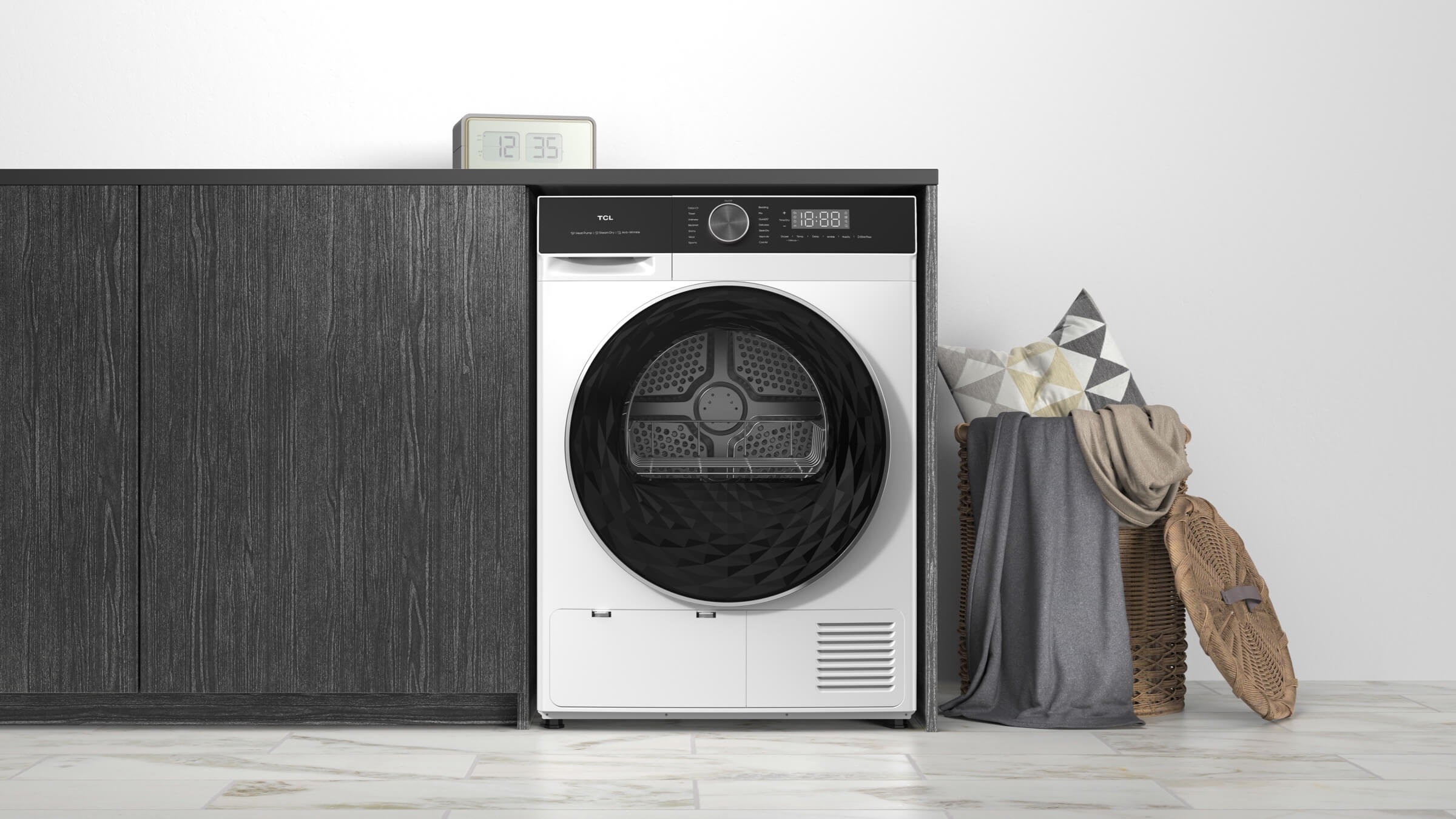 Сушильная машина TCL C1208DRW 8 кг - инструкция, обзор, где купить ...