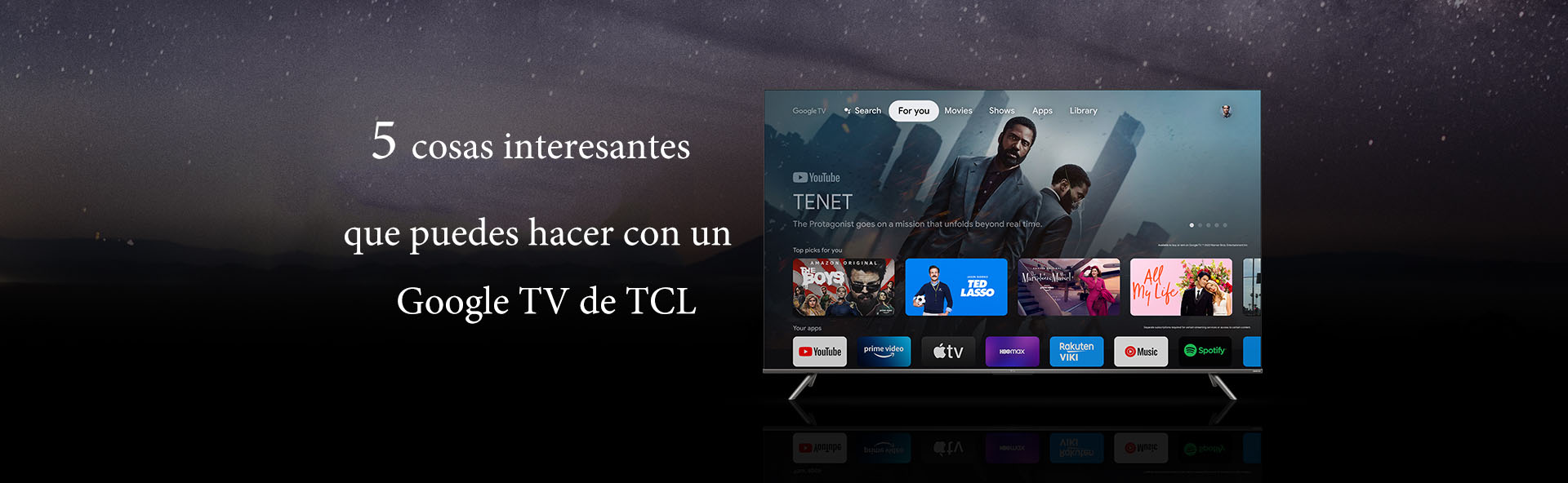 5 cosas interesantes que puedes hacer con un Google TV de TCL