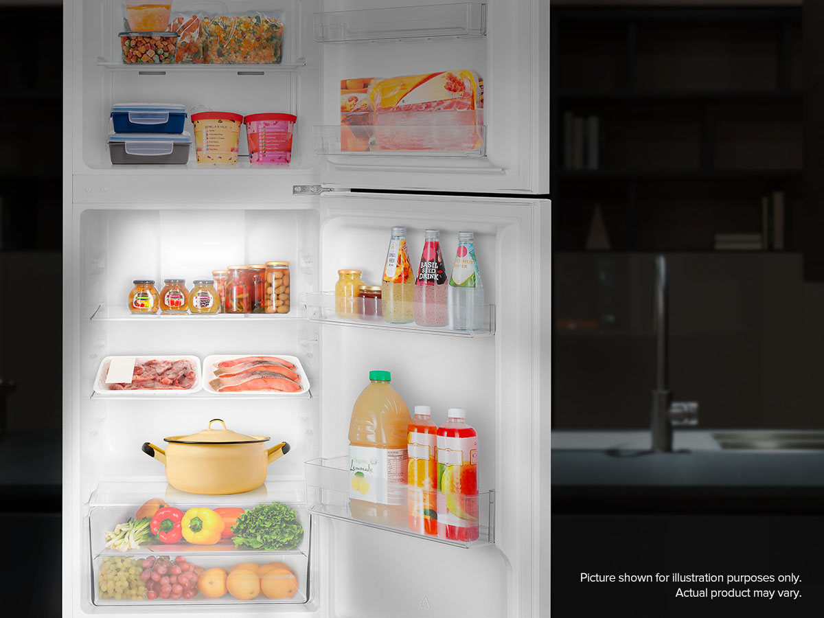 White 197L Top Mount Fridge TCL P220TMW | TCL Australia