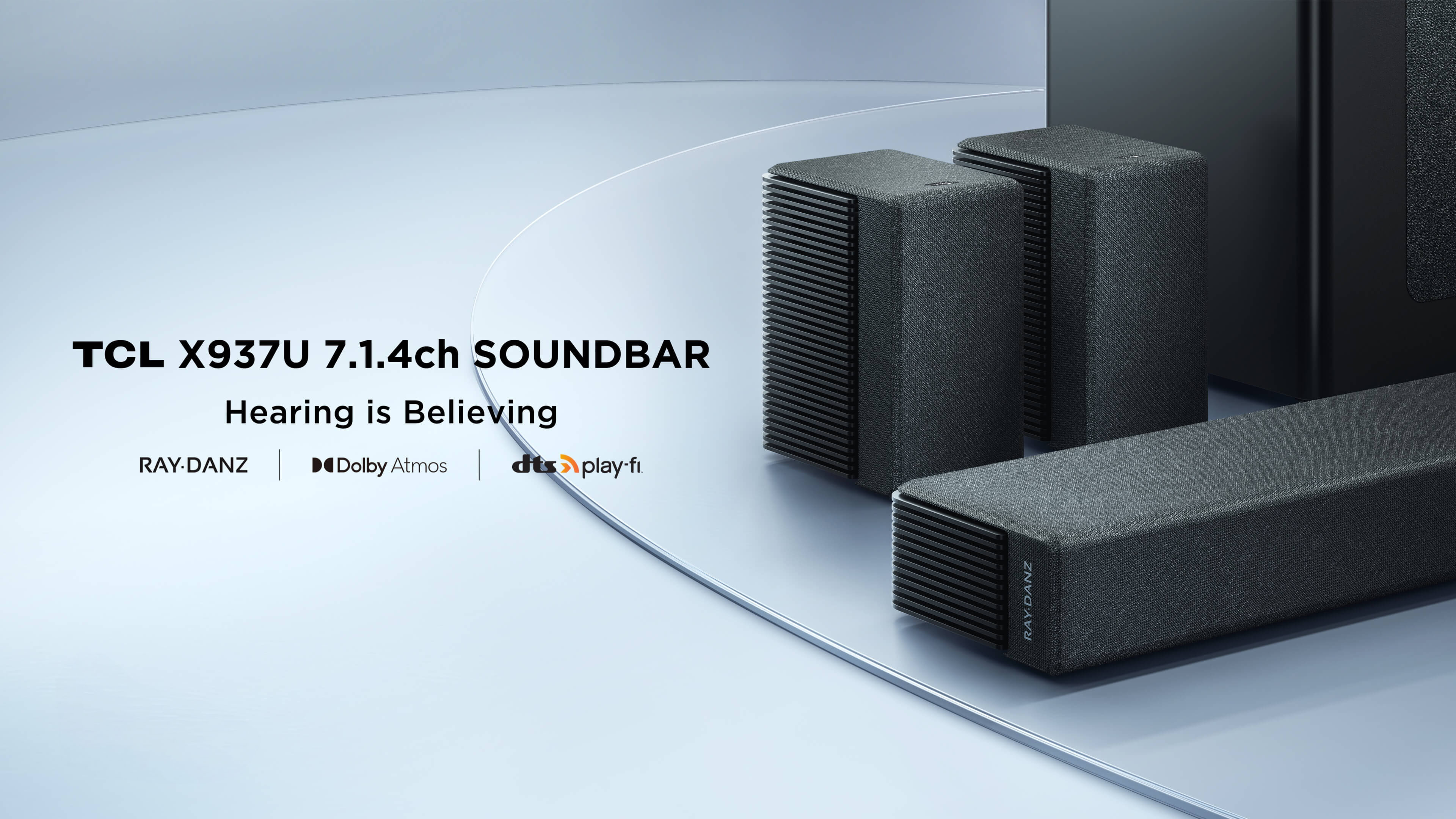 TCL Soundbar X937U - 7.1.4-channel Dolby Atmos soundbar