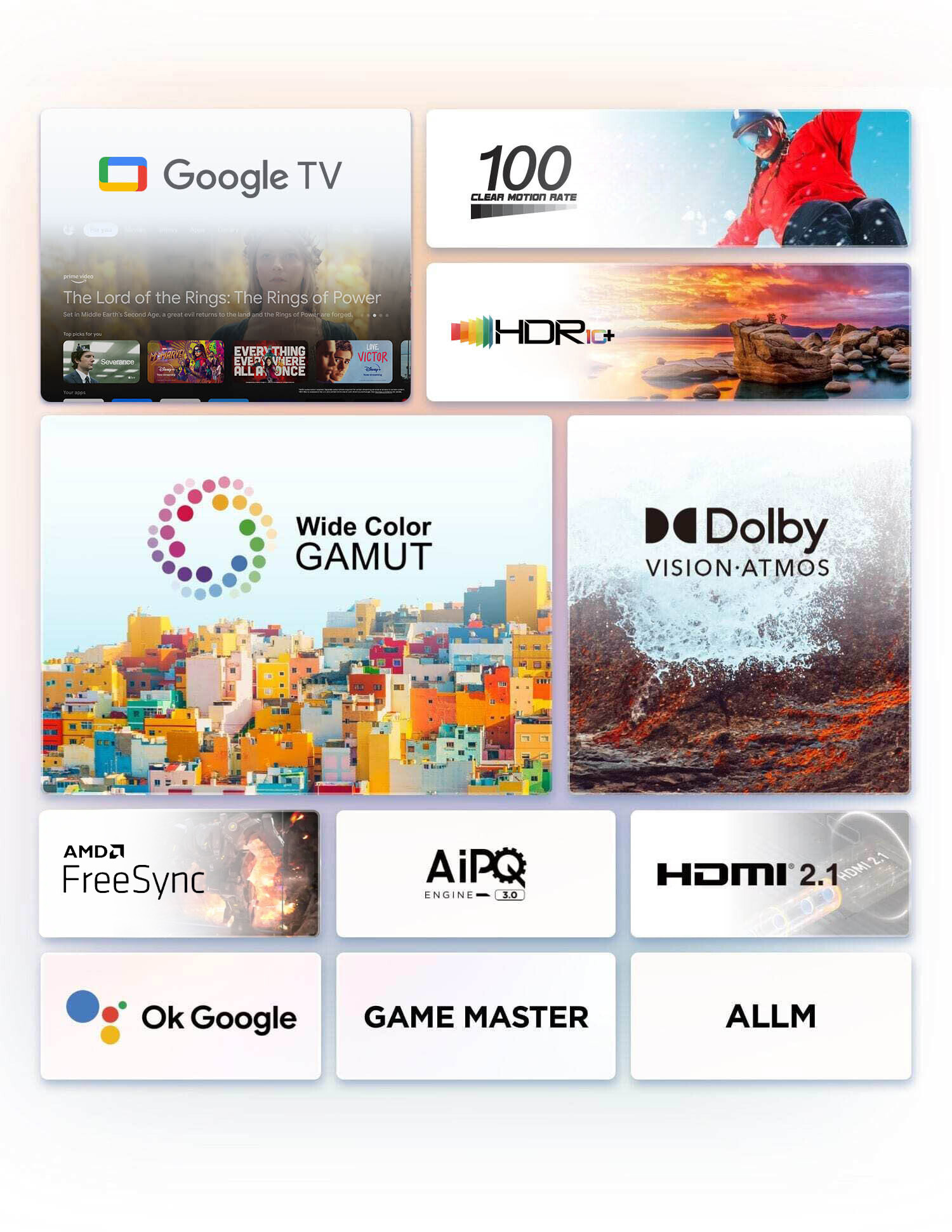 TCL TV P745- 4K UHD TV with Game Master