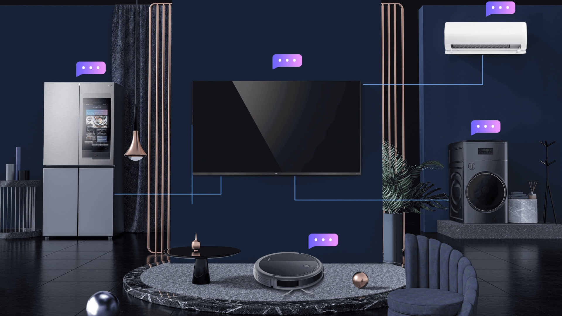 Smart Tv QLED 4K TCL C735 Imax Enhanced 120Hz- TCL Brazil