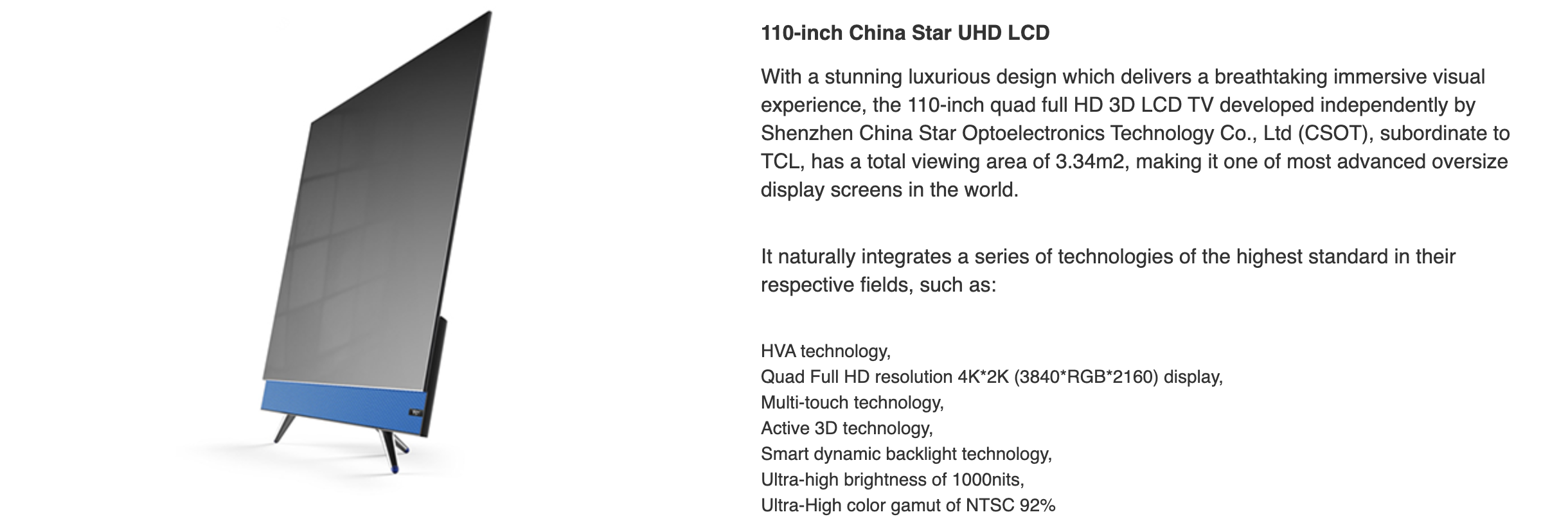 TCL showcases a 65” Curved UHD and a 55” OLED at CES 2014 in Las Vegas