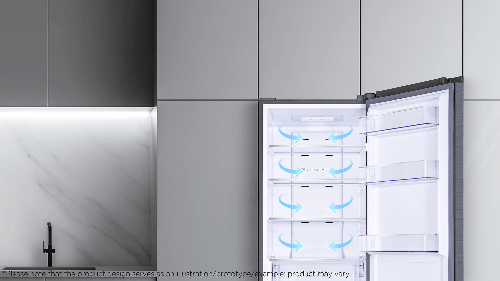 Combi Fridge Freezer TCL RF282BSE0