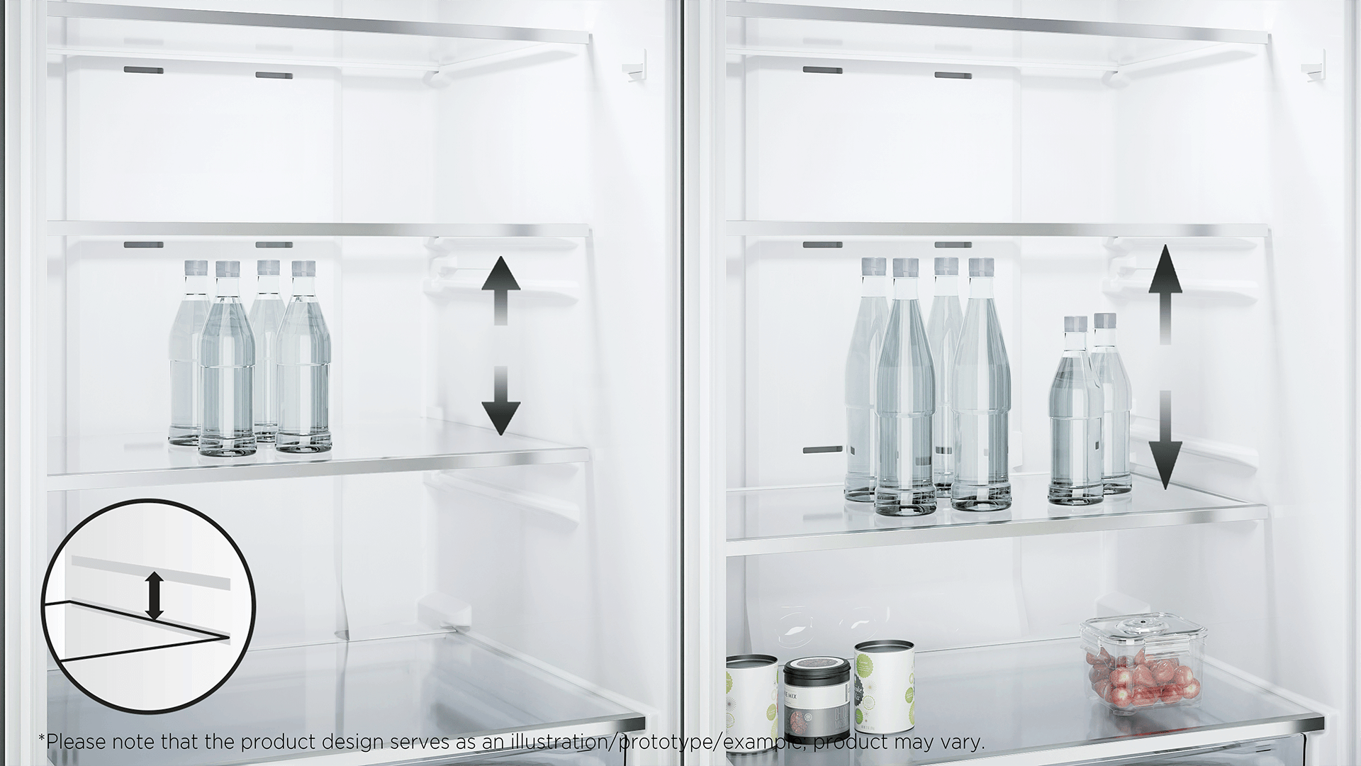 Double door Fridge Freezer RF334TIE0