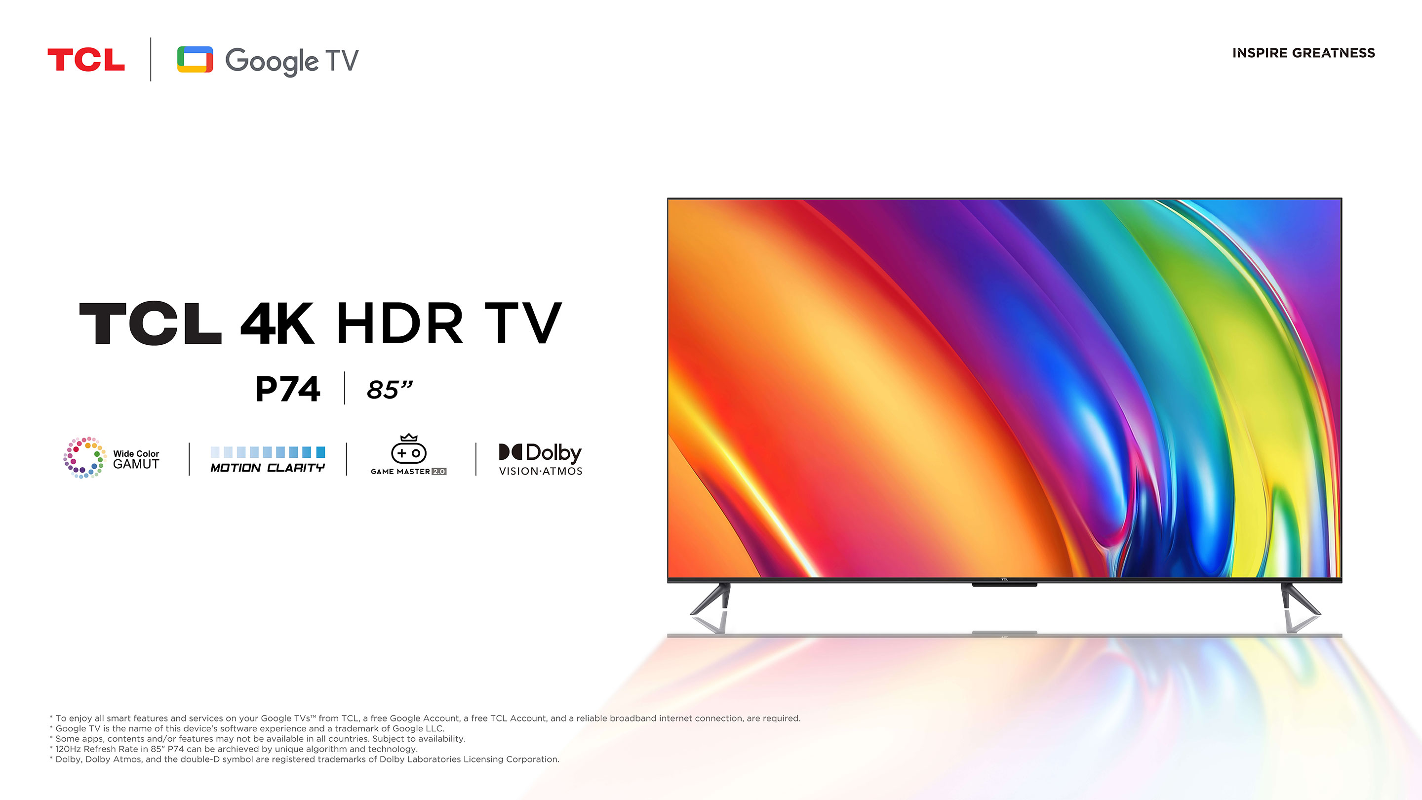 TCL TV P745 4K UHD TV | TCL Europe