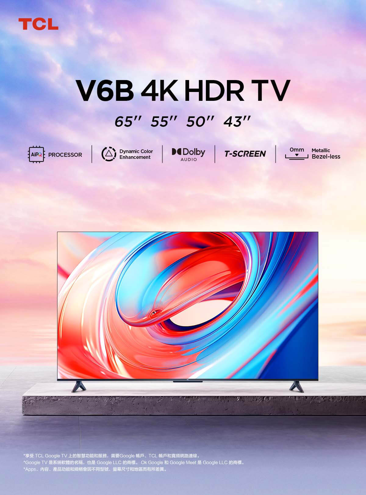 TCL V6B 4K HDR Google