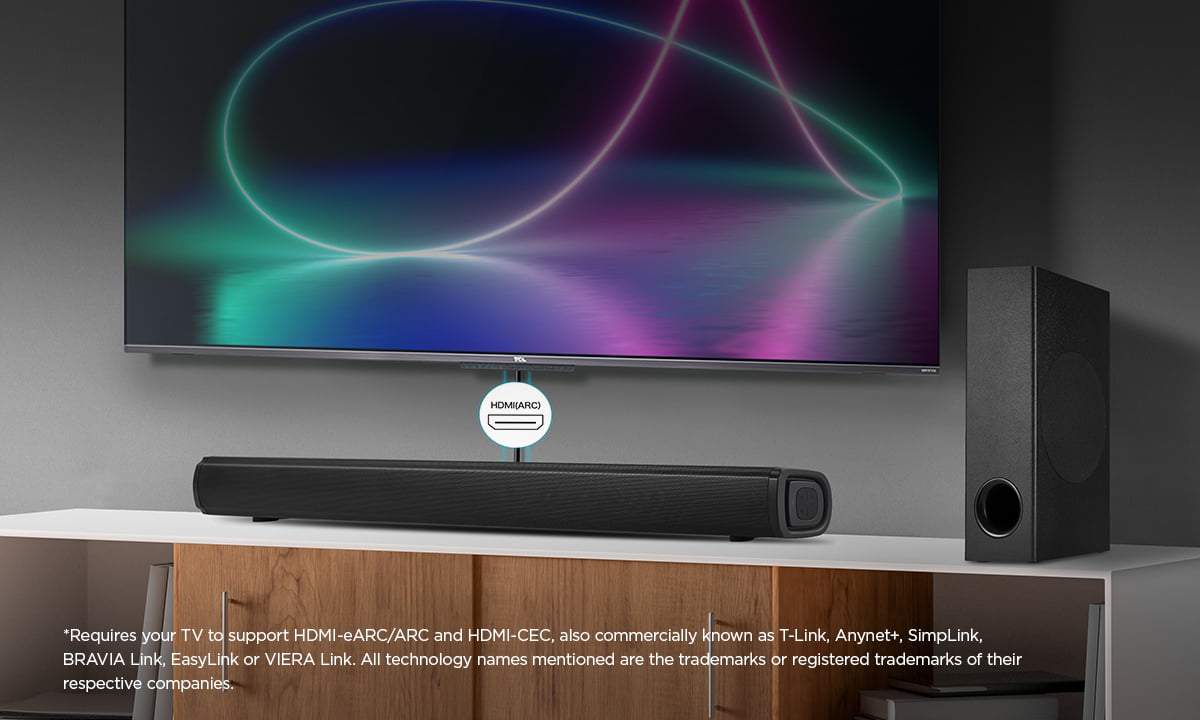 TCL 2.1ch Home Theater Soundbar - S332W