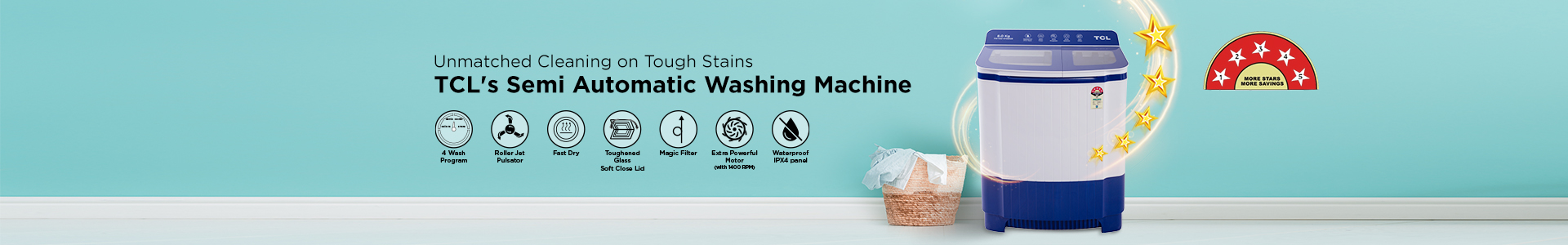 TCL Washing Machine - Front Load&Top Load&Semi-Automatic - TCL India