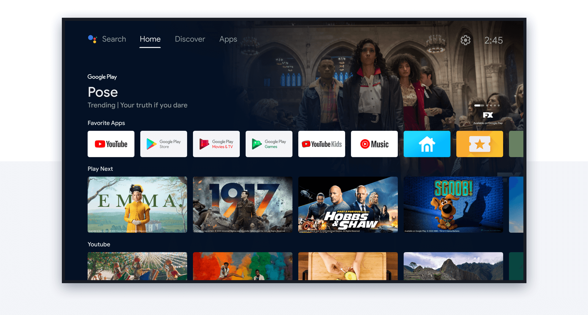 TCL 4K HDR Google TV P725
