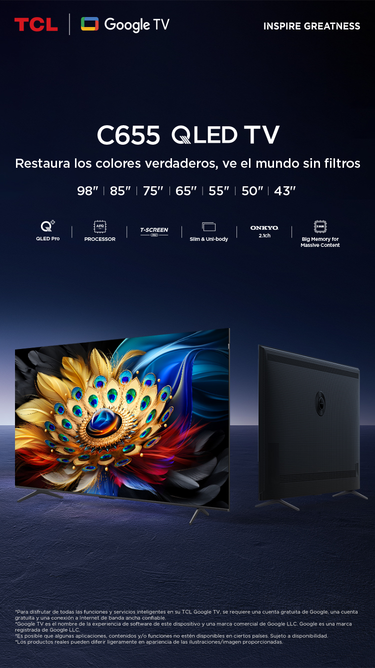 TCL C655 Classic 4K QLED TV | TCL Latin