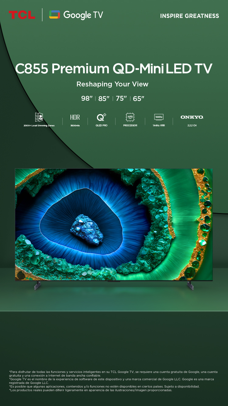 TCL C855 Premium QD-Mini LED 4K TV | TCL Columbia