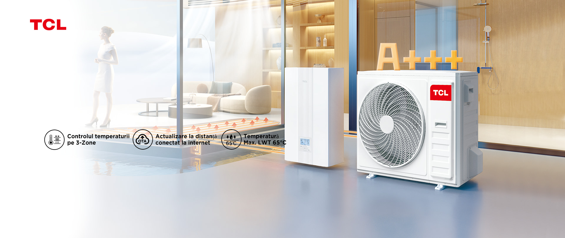 Echipament HVAC TCL Pompă de căldură | TCL România