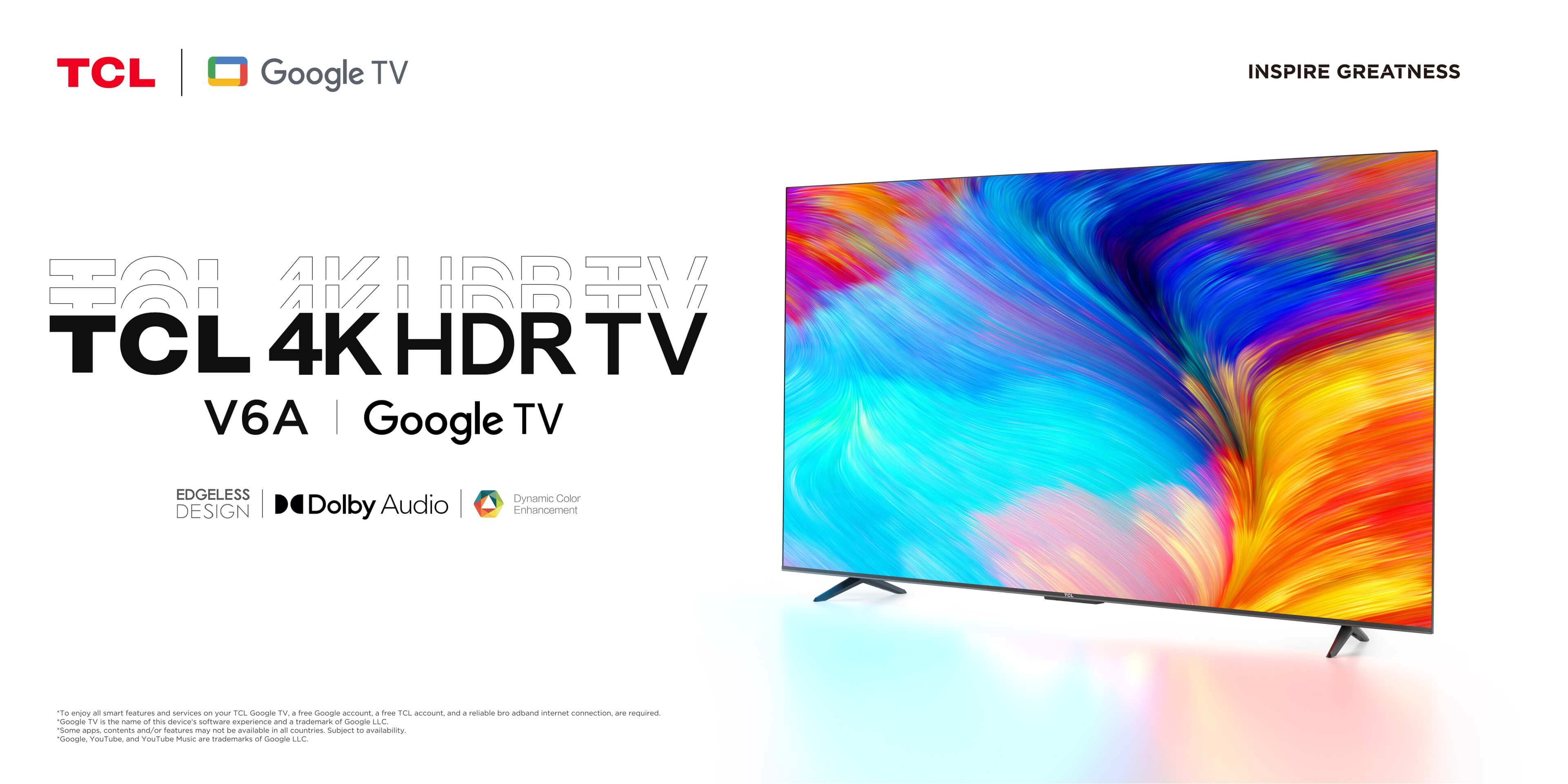 V6A - TCL 4K HDR TV