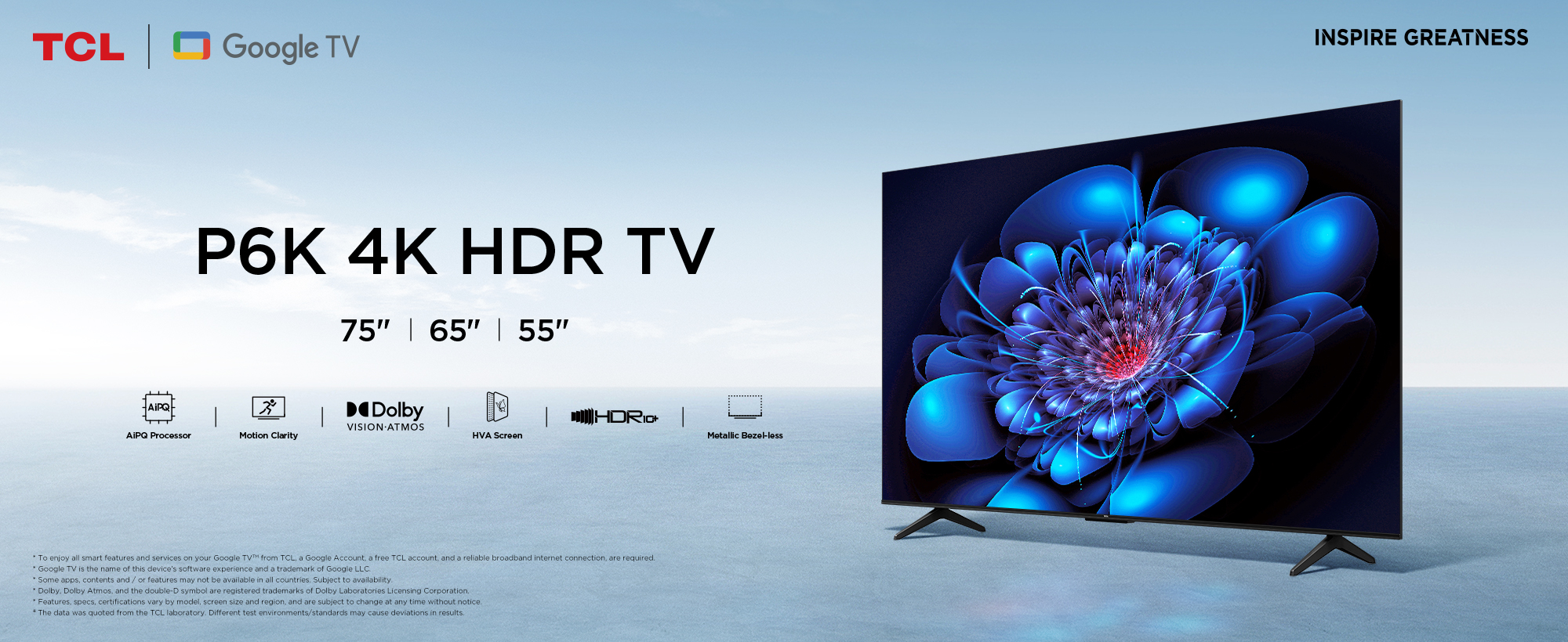 TCL P6K-UK 4K HDR TV - TCL UK