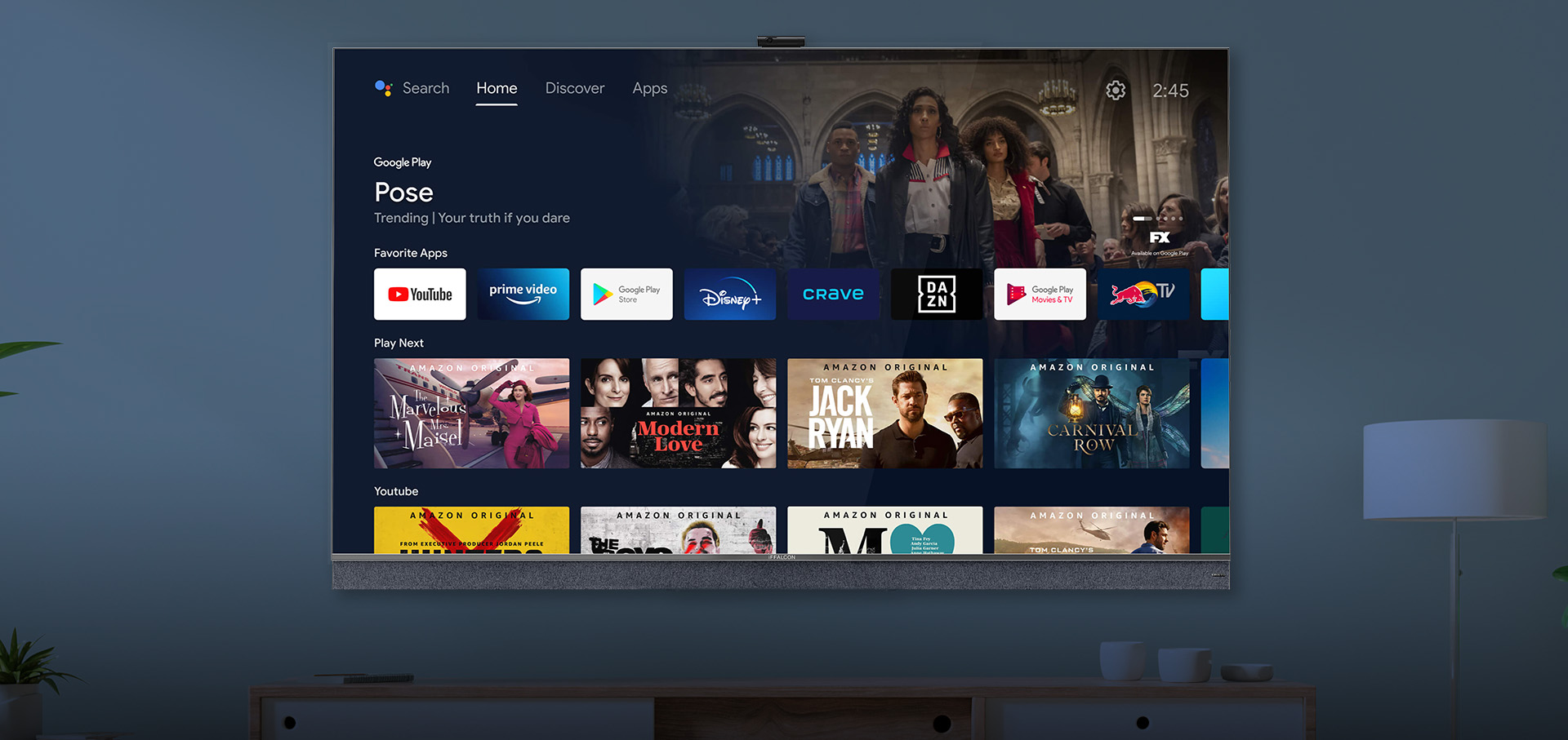 H82 TVs: Buy 55 inch 4K Mini LED QLED Smart Android TV Online ...